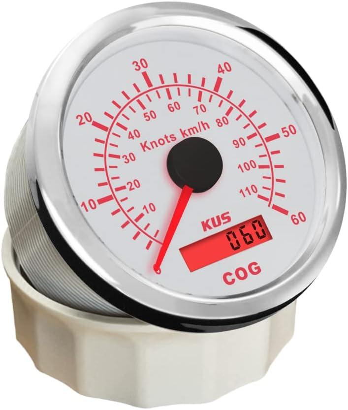 KUS GPS Speedometer Odometer 60 Knots 110 KM/H for Boats & Yachts ...
