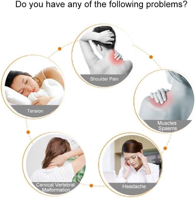 Safwel Neck Support: Adjustable Hinges & Cervical Tractor for Pain ...