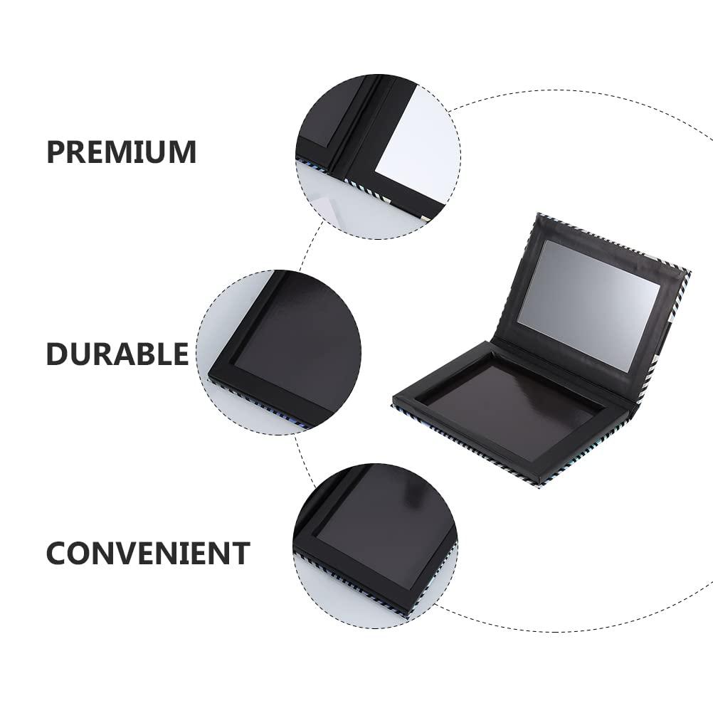 Lurrose Empty Eyeshadow Palette - Curly Tablet Makeup Container for DIY ...