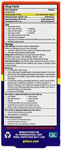 Giltuss Children's Multi-Symptom Cold & Flu Syrup Strawberry 4 fl oz ...