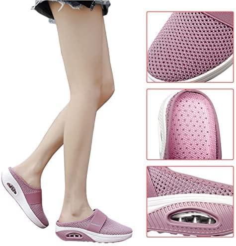 Hopomart Women's Air Cushion Slip-On Walking Shoes - Orthopedic ...