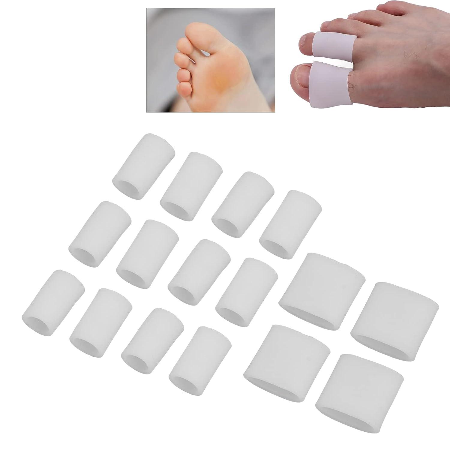 Silicone Gel Toe Separators - Hammer Toe Corrector for Men and Women ...