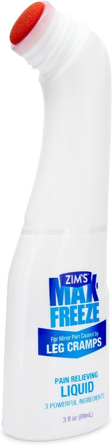 Zim's Max Freeze Leg Cramp Liquid - Quick Relief for Leg Cramp Pain ...