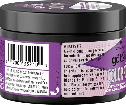 Got2b Color Pop Purple Hair Color Mask 5.1 oz - Semi-Permanent Dye ...