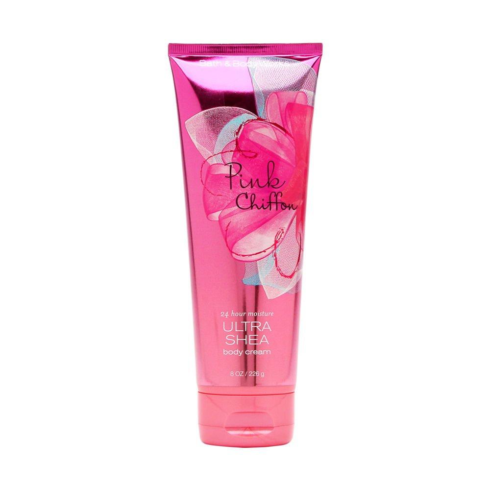 Bath And Body Works Pink Chiffon Ultra Shea Cream 8 0 Oz Hydrating