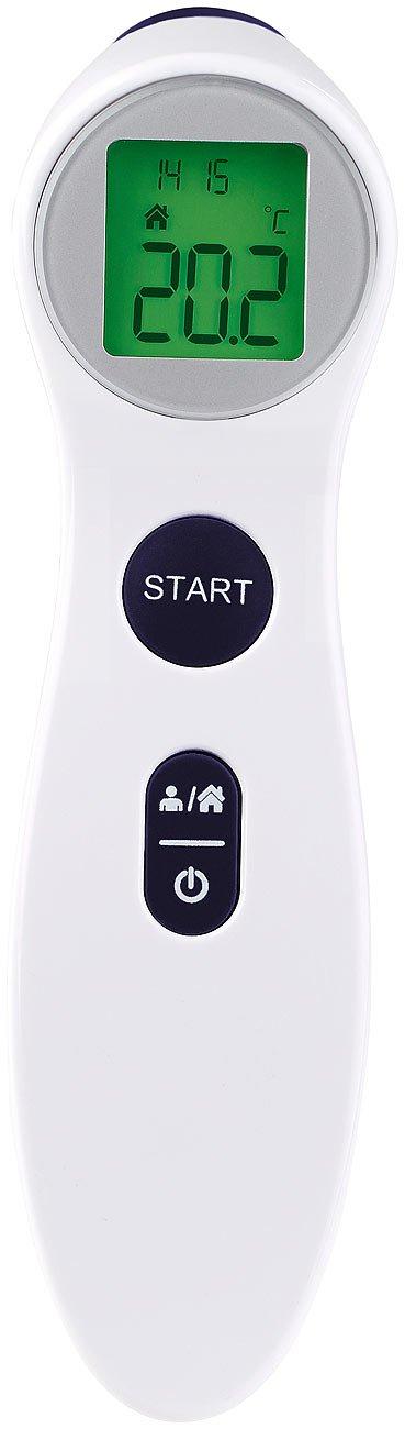 Newgen Medicals Infrared Thermometer - Contactless Forehead Measurement ...