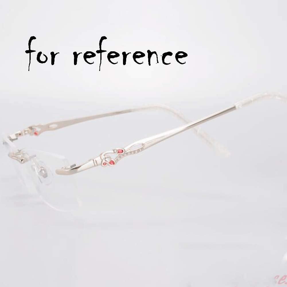 White Replacement Metal Eyeglass Temples for Women - Rimless Eyeglass ...