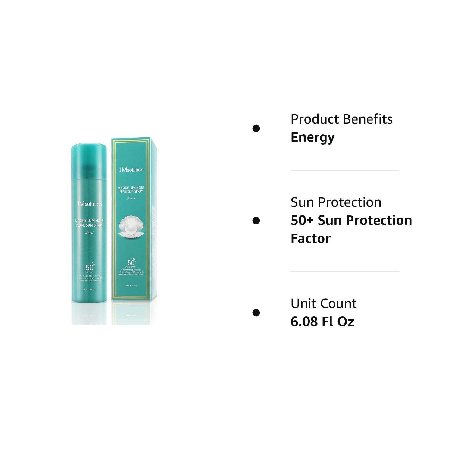 JM Solution Marine Luminous Pearl Sun Protection Sun Spray SPF50+PA ...