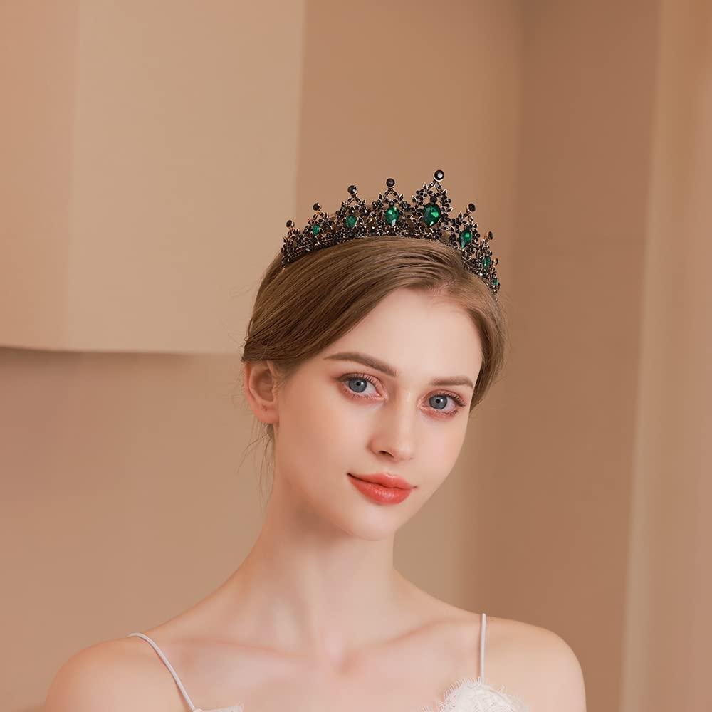 Buy Kamirola Queen Crown & Tiara - Crystal Headbands for Women & Girls ...