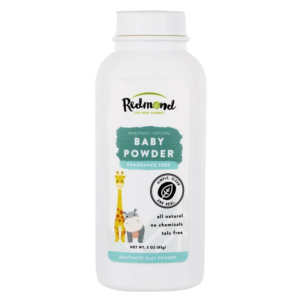 Redmond Clay Baby Powder 3 Ounce (2 Pack) - Natural Talc-Free Formula ...