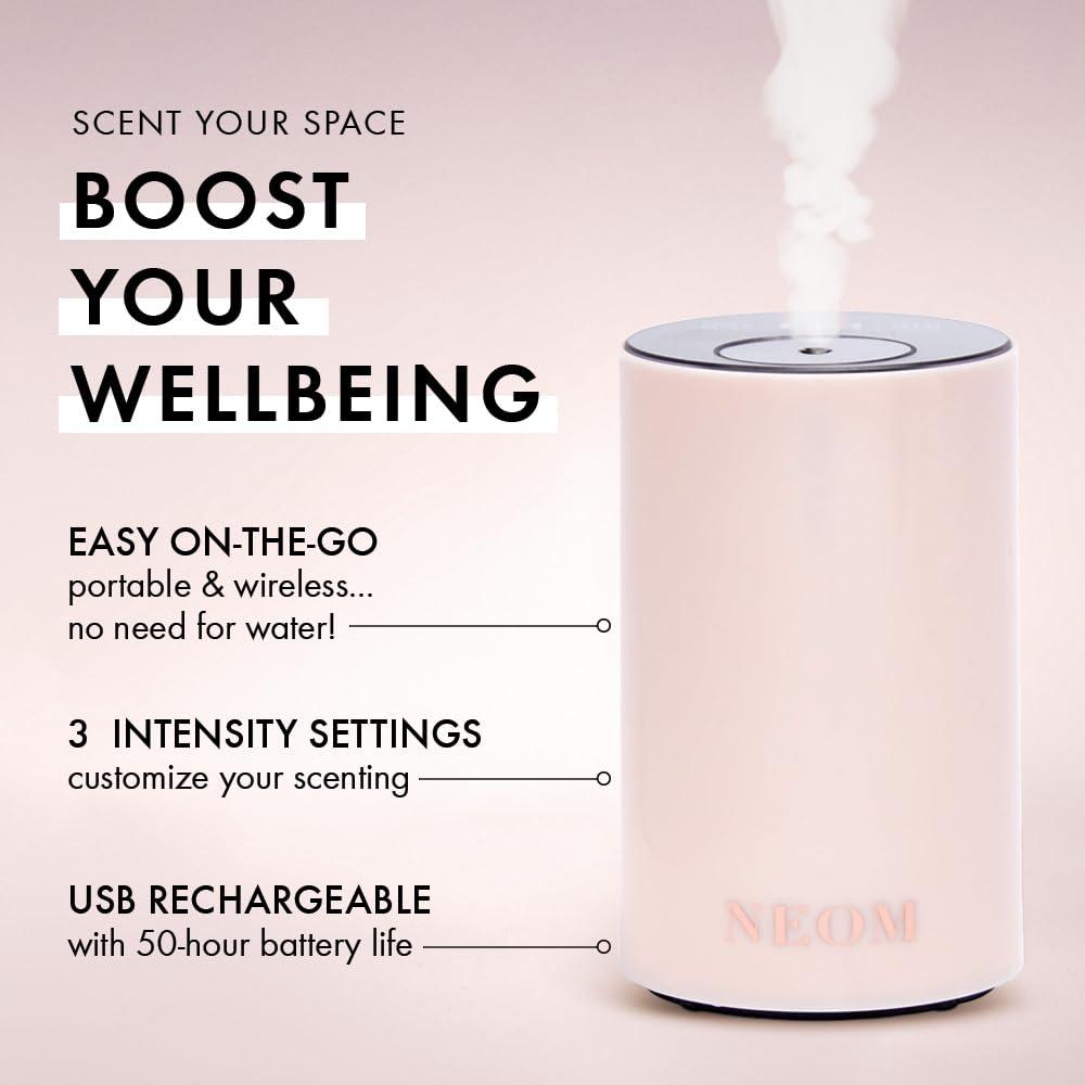 NEOM Portable Wellbeing Pod Mini Essential Oil Diffuser - Rechargeable ...