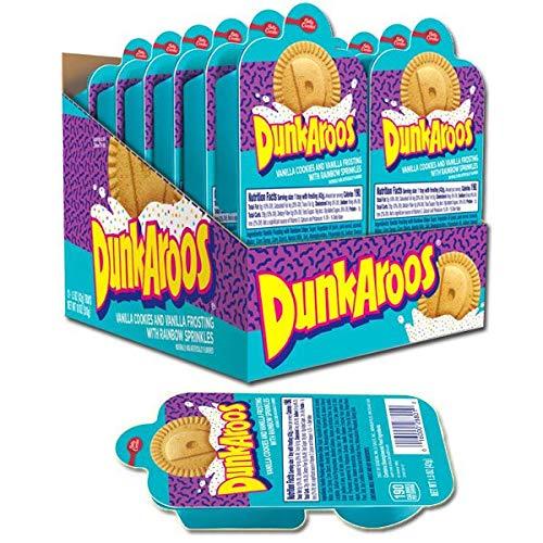Dunkaroos 12-Pack - Vanilla Cookies & Frosting with Rainbow Sprinkles ...