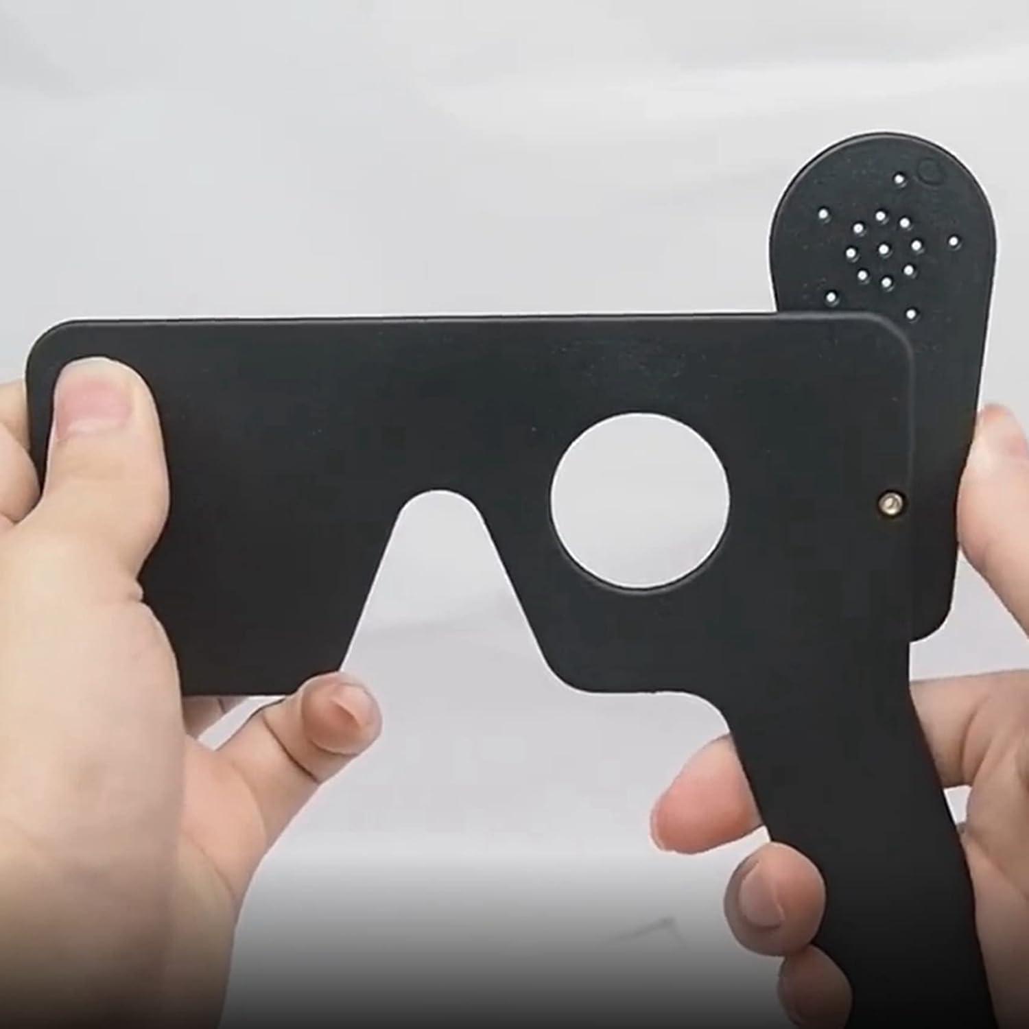 10X Professional Ophthalmic Lorgnette - 17 Pinhole Black Plastic Vision ...