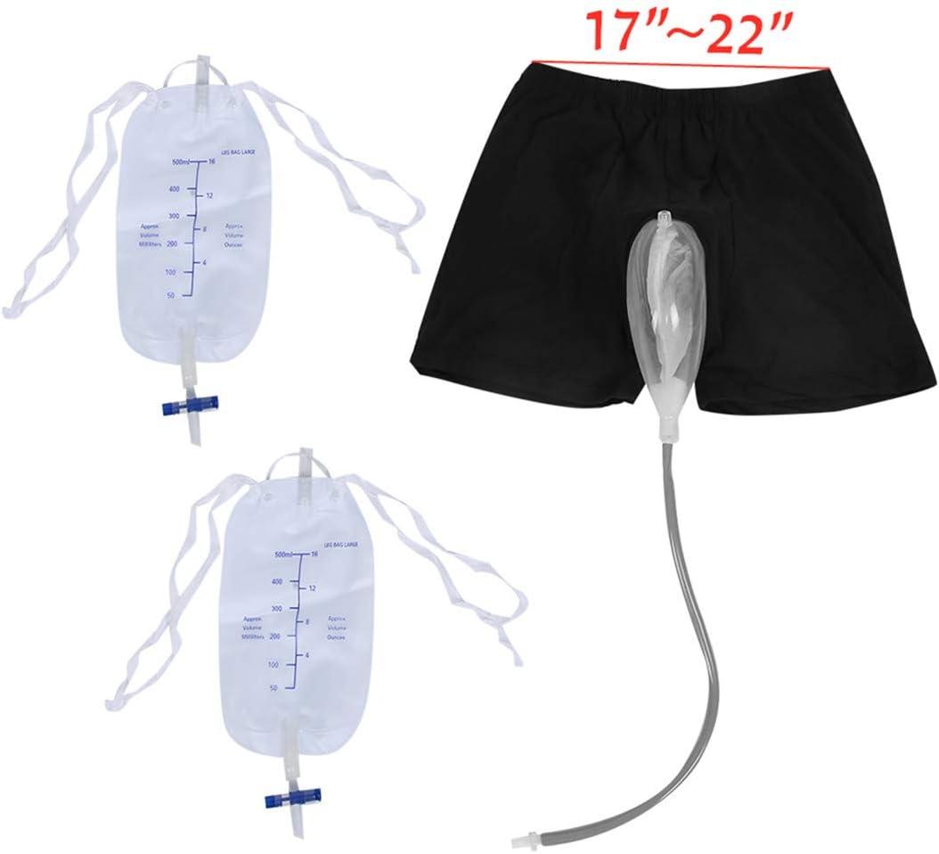 500ml Urine System Holder Bag for Men - Portable Wearable Male Pee Bag ...