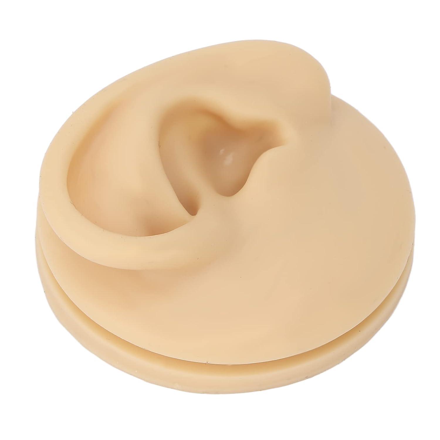 Soft Silicone Acupuncture Ear Model - Realistic Left Ear Simulation for ...