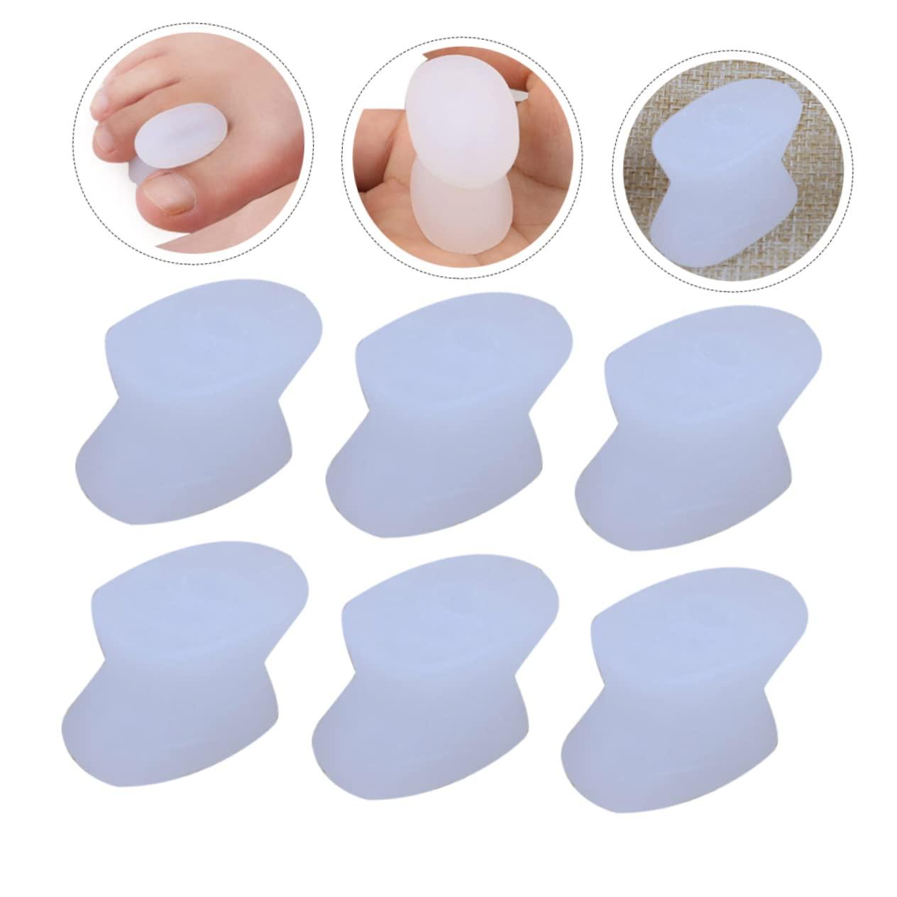 8pcs Hallux Valgus Separator Thumb Splint Nail Protector Set - Silicone ...