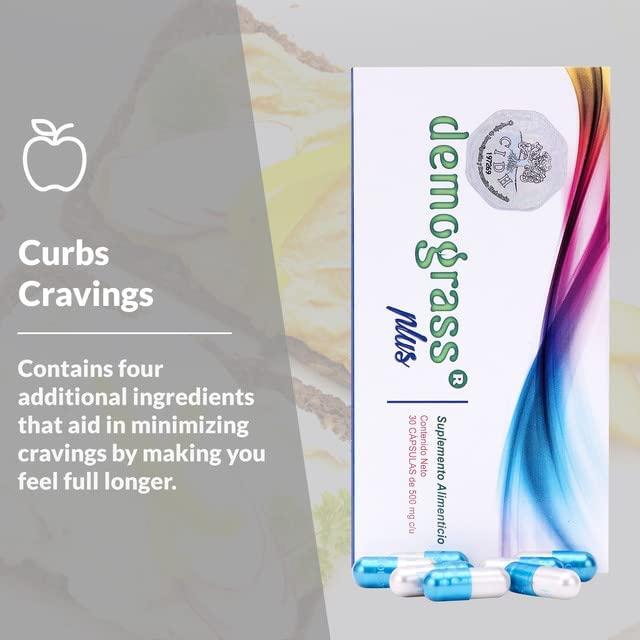 Demograss Plus Aloe Vera Capsules - 500mg Dietary Supplement - 30 ...