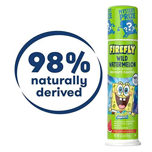 FIREFLY Spongebob Natural Anticavity Fluoride Toothpaste Flavor 4.2 ...