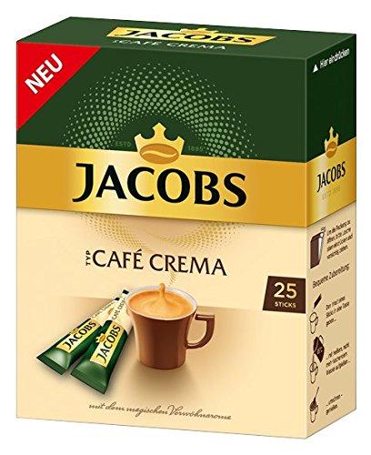 Buy Jacobs Soluble Coffee Caf Crema - 25 Instant Coffee Sticks for 25 ...