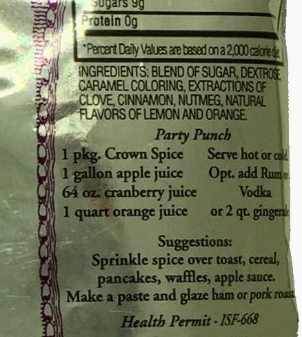 Crown Mulling Spices - Instant Gourmet Mulling Spice (1) | Buy Now with ...