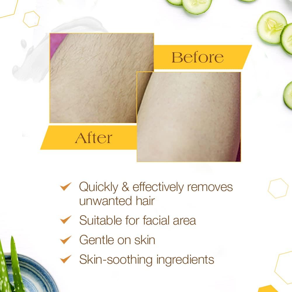 GiGi Facial Hair Removal Cream & Calming Balm Set - Smooth & Soothing ...
