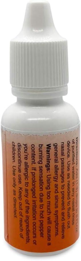 Sinus Plumber Pepper Nasal Rinse Drops for All Nasal Rinse Devices and ...
