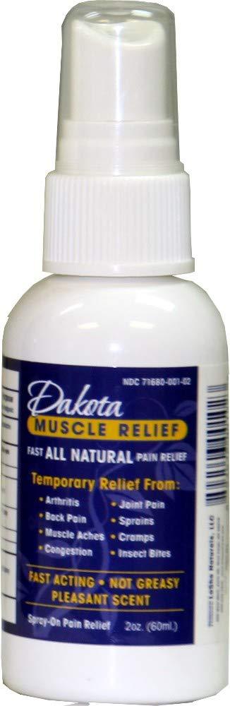 Dakota Muscle Relief 2 oz Spray - Fast-Acting Pain Relief Solution