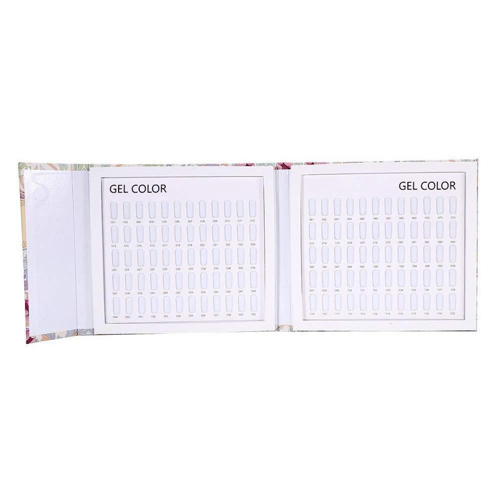 120 Color Nail Display Book - Nail Art Showing Board & Sample Color ...