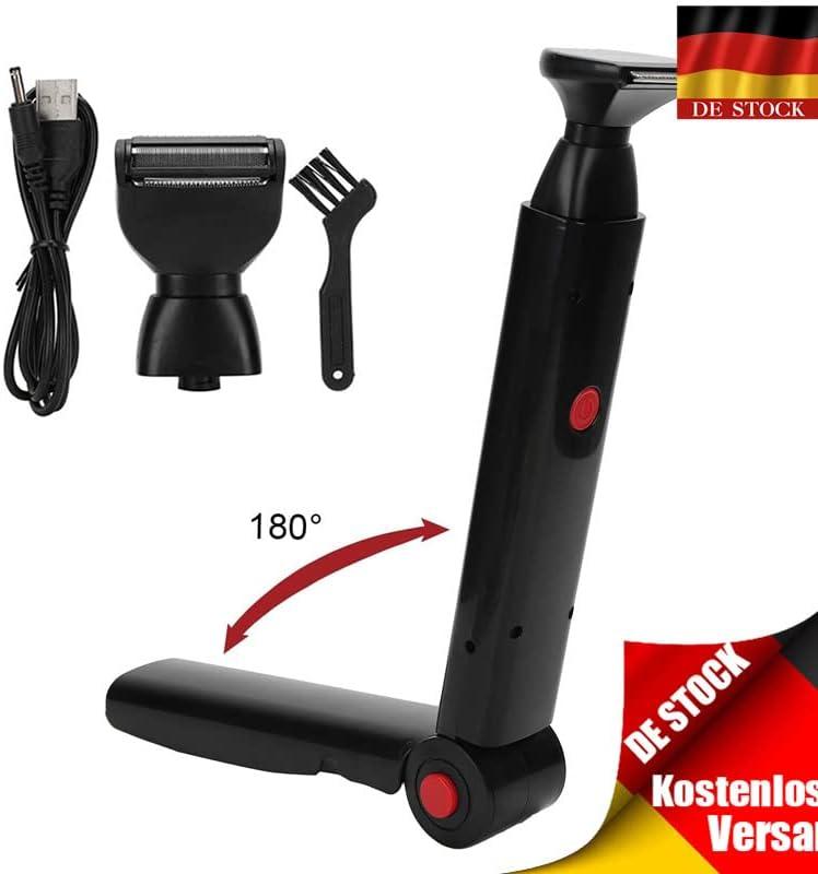 Wireless Foldable Body Hair Cutter - Ergonomic Back Hair Remover ...