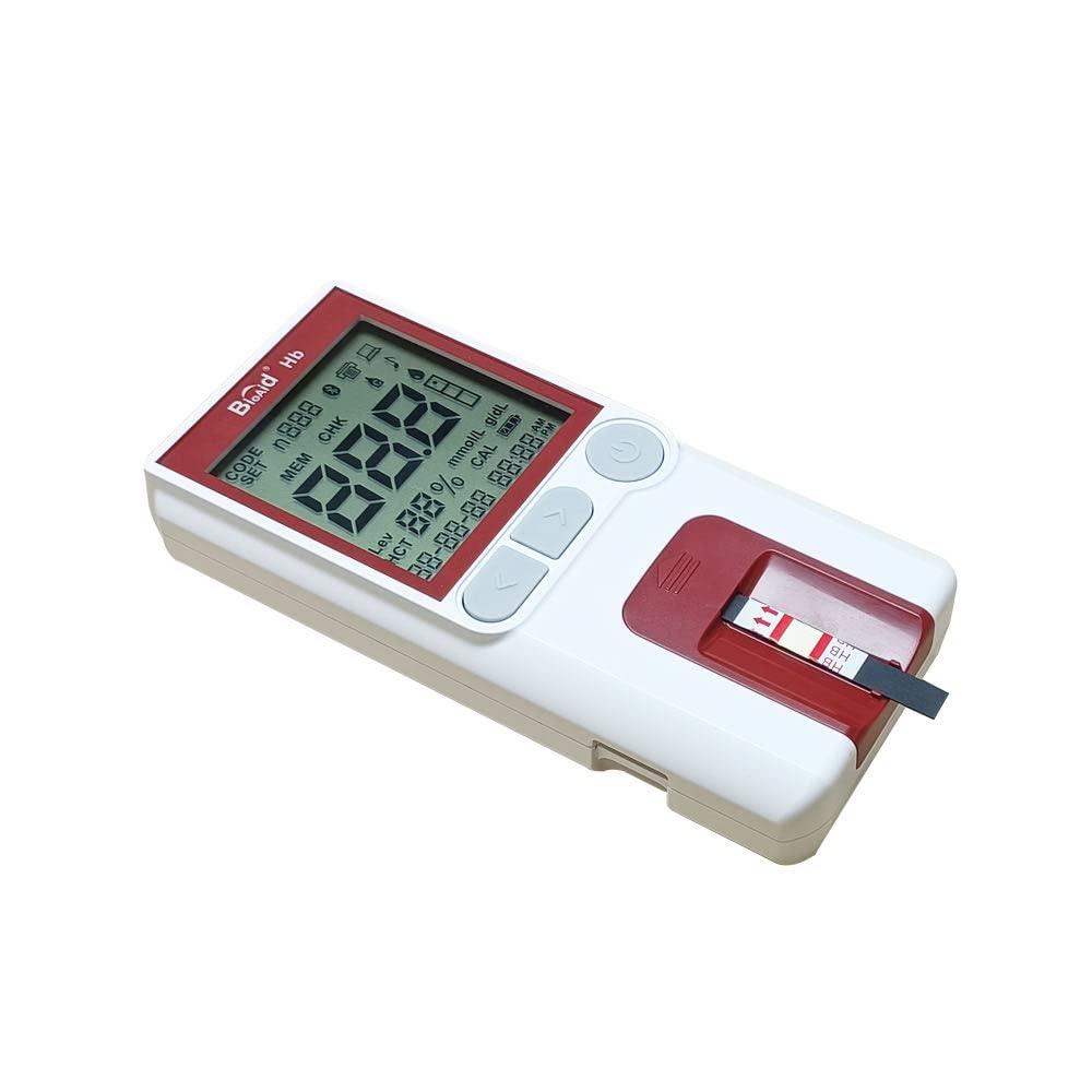 Bioaid Hemoglobin Test Meter Kit with 10 Strips - Accurate & Easy-to ...