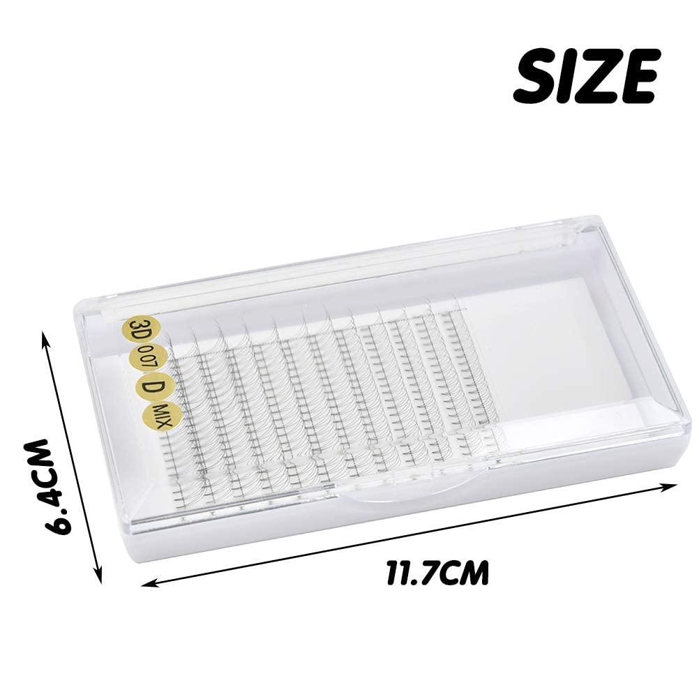 Shop 3D Eyelash Extensions - Premium Mix Fans & Finished Compartments ...