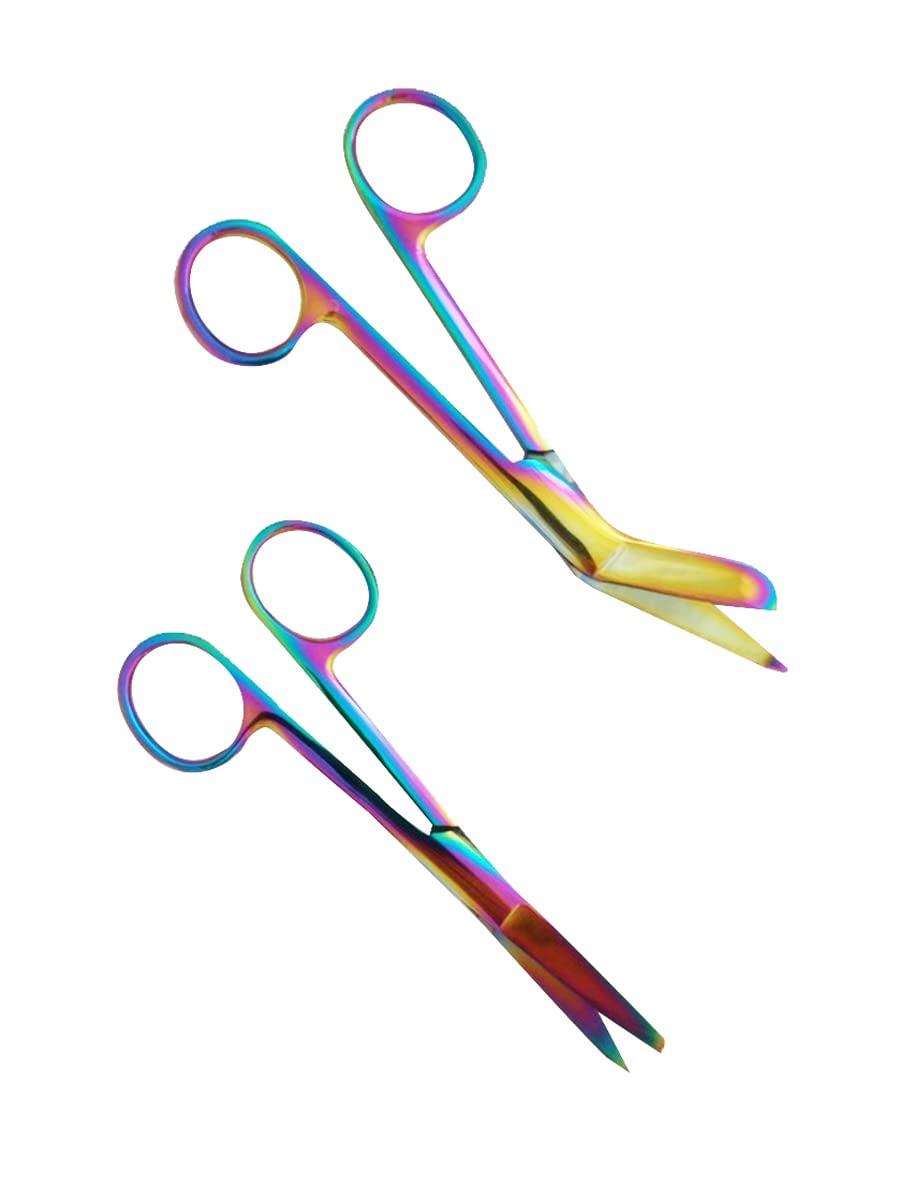 Nursing Scissors Set - Metal Rainbow with Custom Engraving | Premium ...