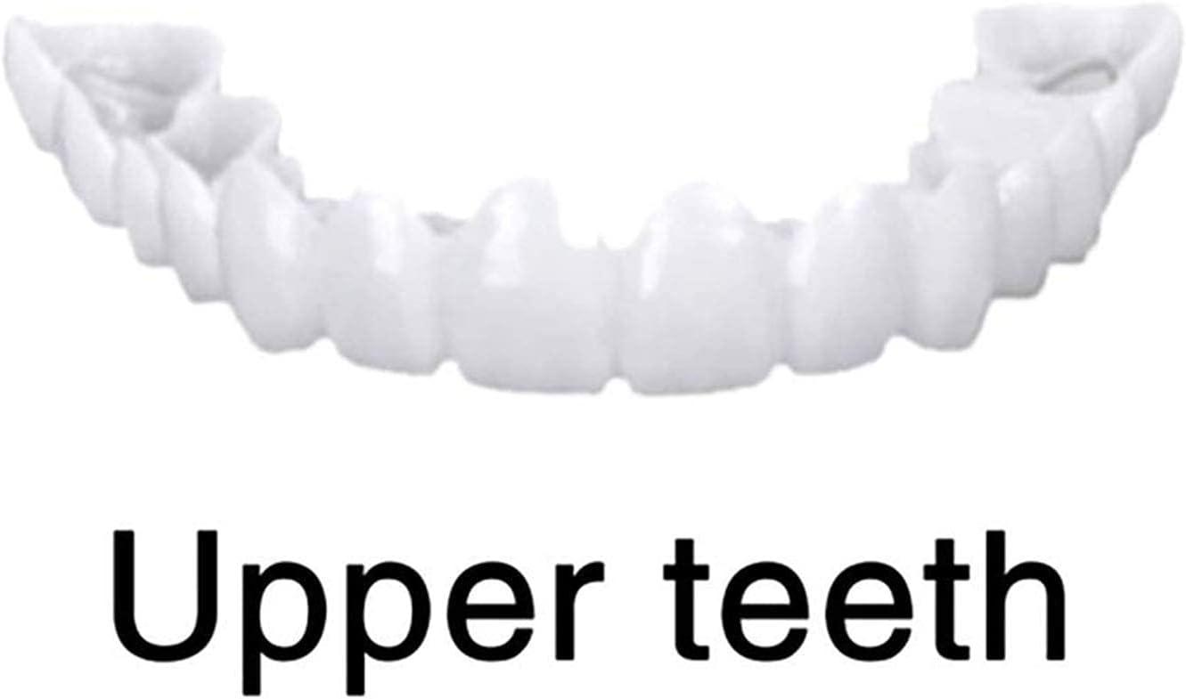 2 Pairs Clip-On Teeth Veneers | Comfortable Fake Teeth for Perfect ...