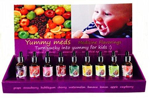Natural Grape Flavor Drops for Children's Medications - 1 Oz Vial | 600 ...