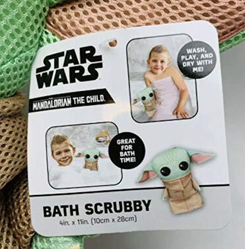 Star Wars Baby Yoda Mandalorian The Child Bath Scrubby - Soft and ...