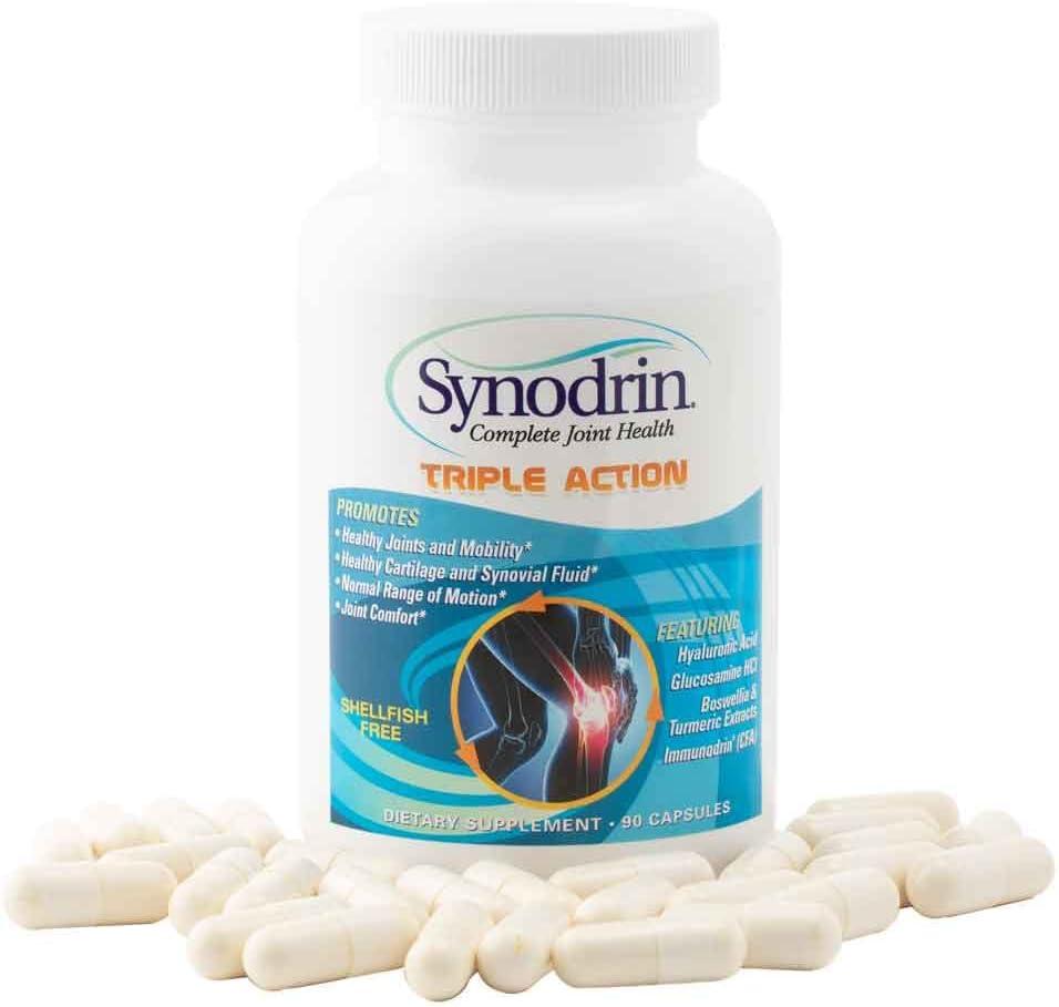 SYNODRIN Triple Action Joint Health Supplement with Glucosamine ...