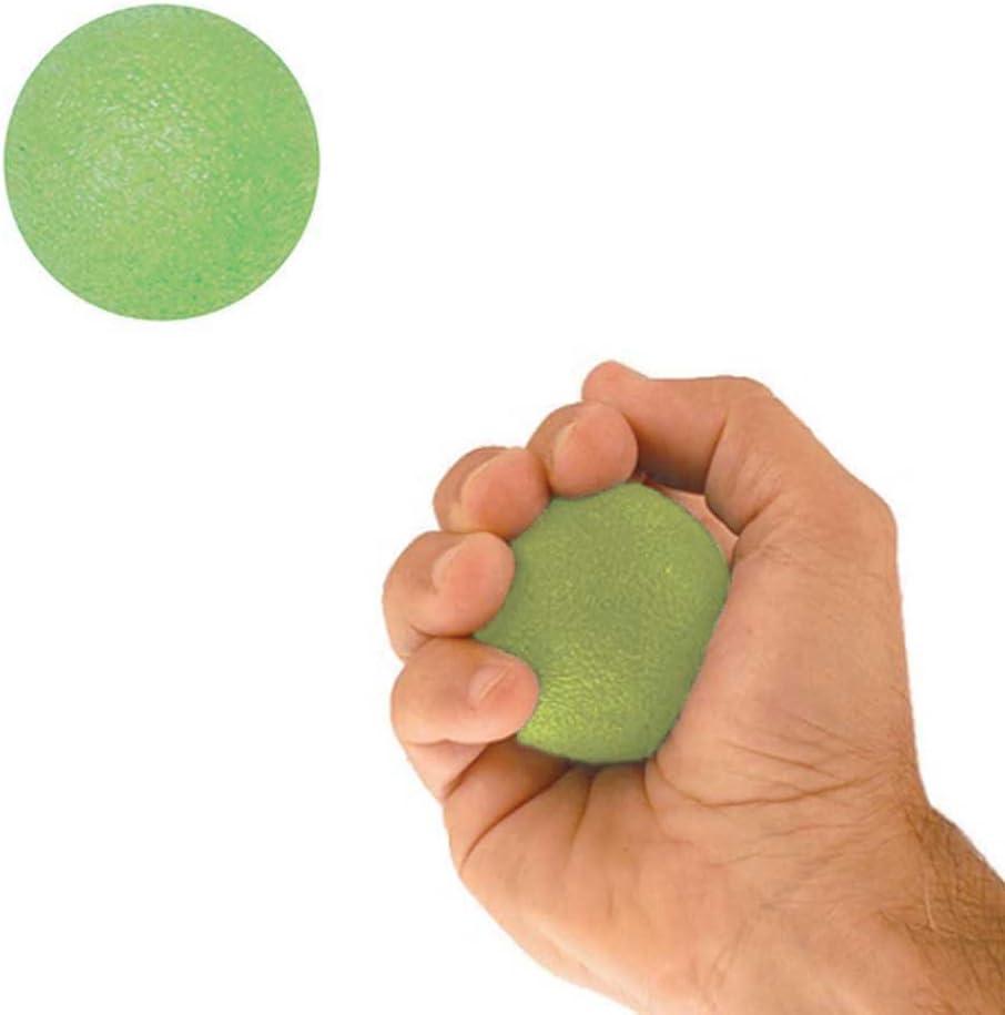 NRS Healthcare Hand and Wrist Gel Exercise Ball Medium Resistance Green ...
