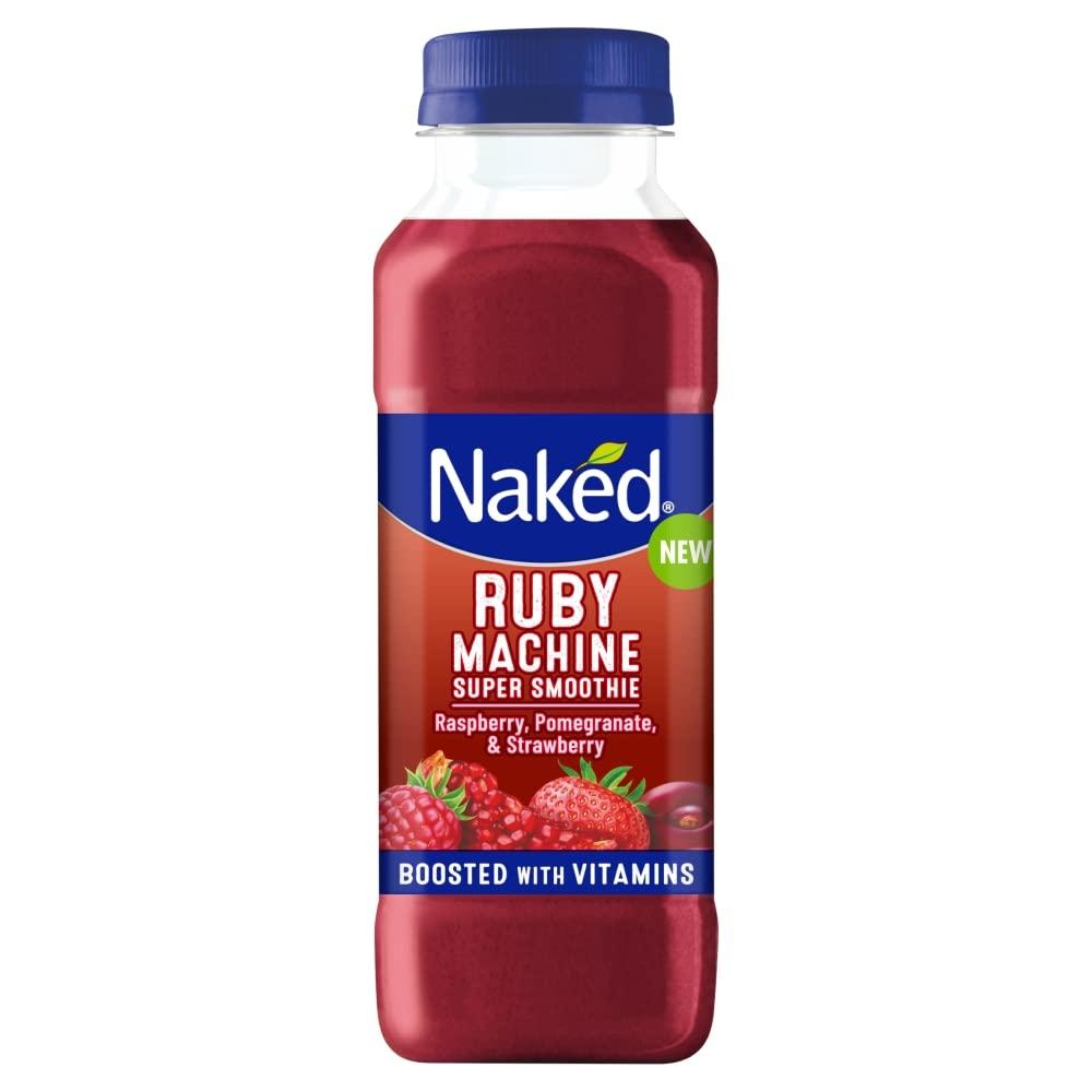 Naked Ruby Machine Super Smoothie Raspberry Pomegranate & Strawberry ...