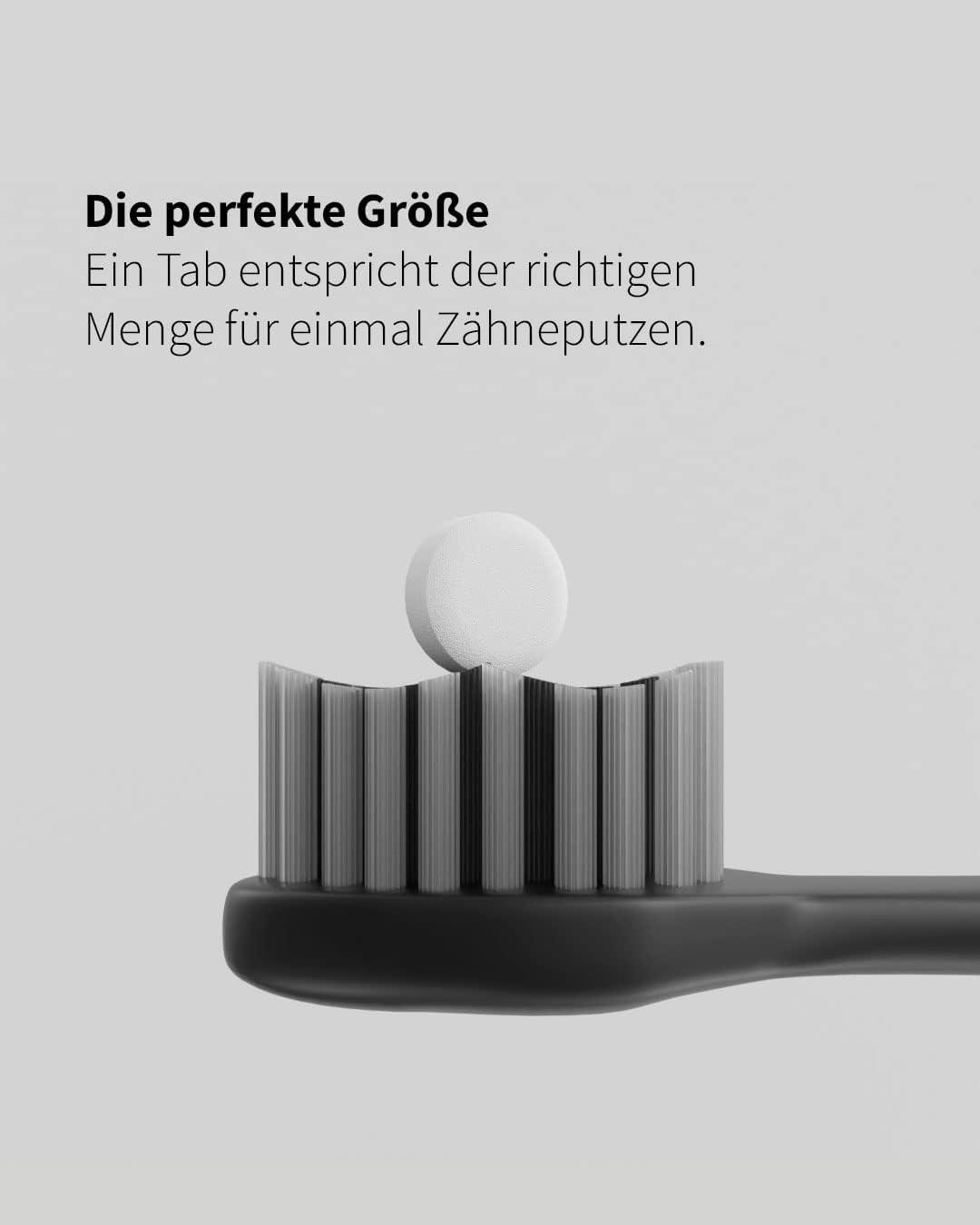 Zahnheld Toothbrush Tablets Starter Set - Mint Fluoride-Free Vegan ...