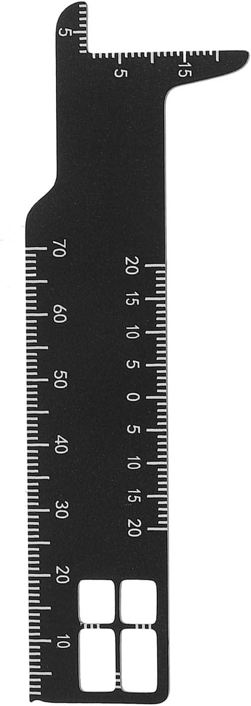 Metal Braces Measuring Ruler | Dual-Sided Oral Measuring Tool for ...