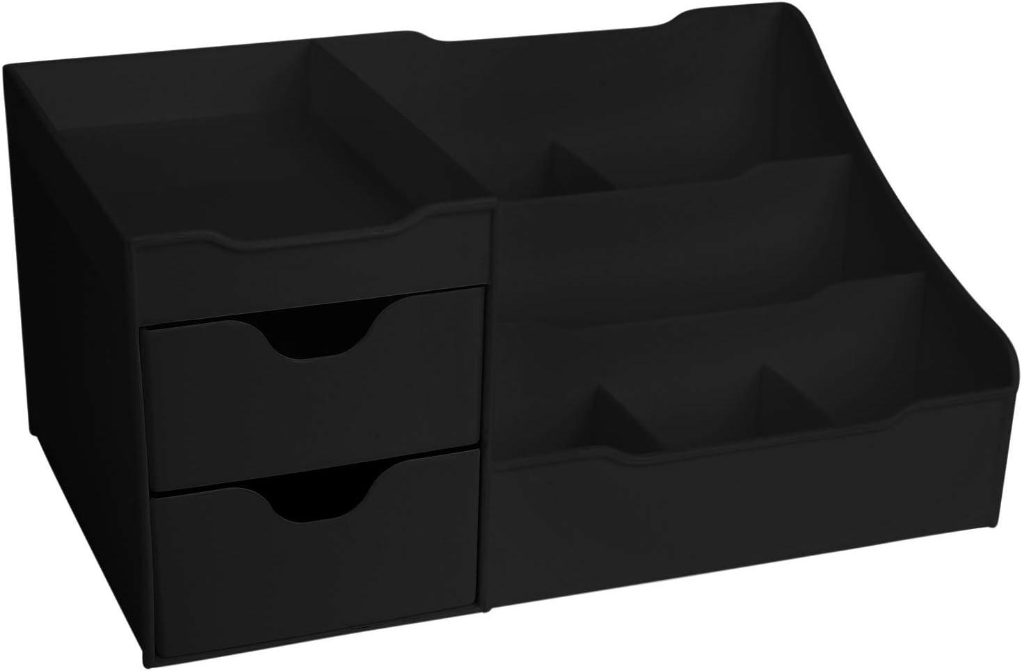 makeup drawers black