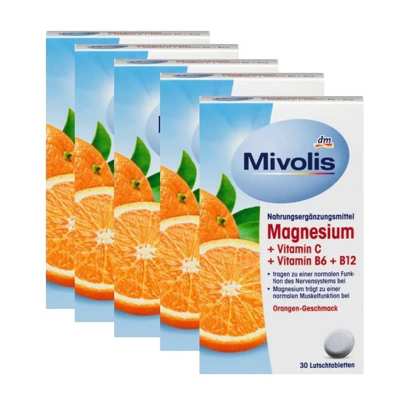 Mivolis Vegetarian Magnesium + Vitamin C + B6 + B12 Lozenges 150pcs ...