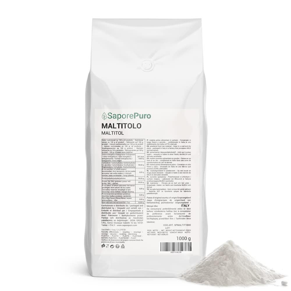 SaporePuro Maltitol Powder 1000g - Low Glycemic Index Alternative Sugar ...