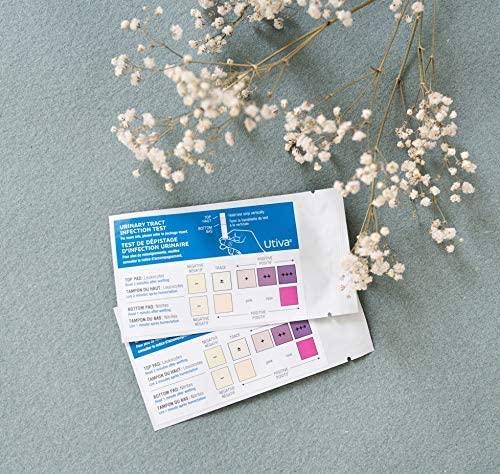 Utiva UTI Test Strips - Home Urinary Tract Infection Detection Kit (3 ...