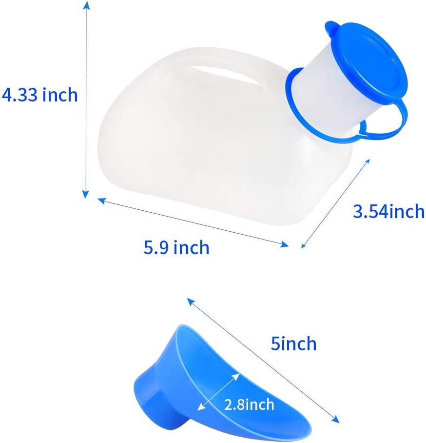 Portable 34oz Spill-Proof Urinal for Men and Women - Ideal for Car ...