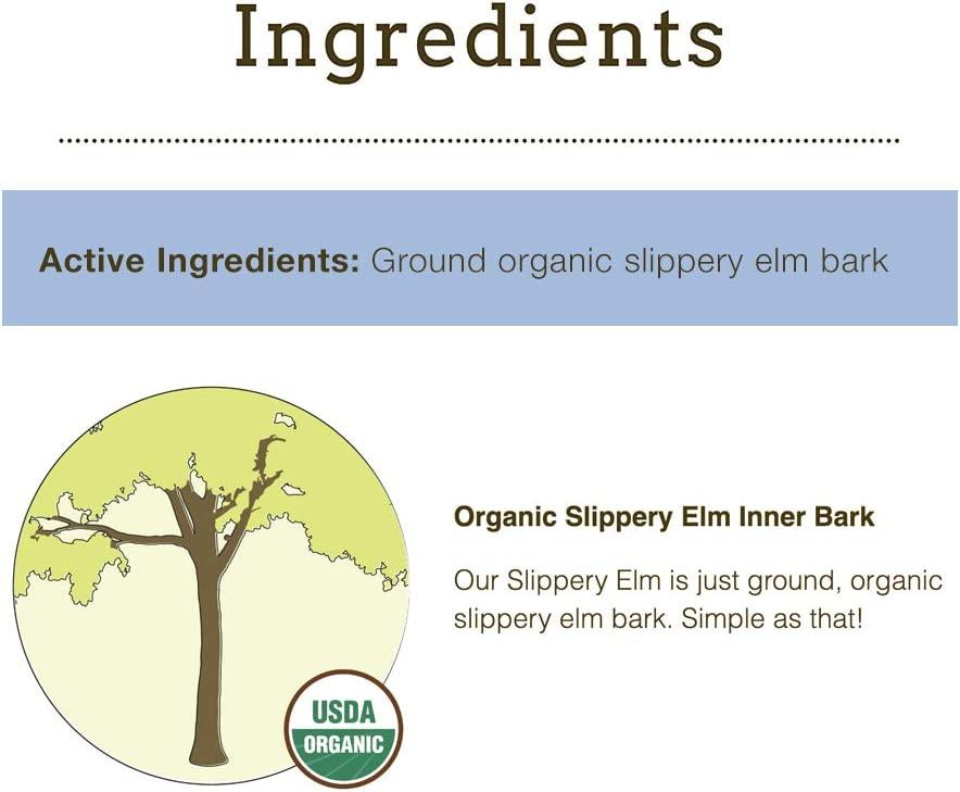 Herbsmith Organic Slippery Elm - Digestive Aid for Dogs and Cats ...