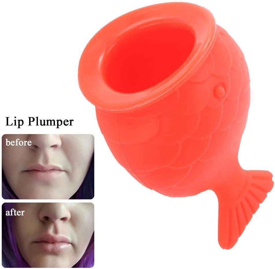 Lip Enhancer Fish Shaped Silicone Lip Plumper Bigger Mouth Lip Plumping ...