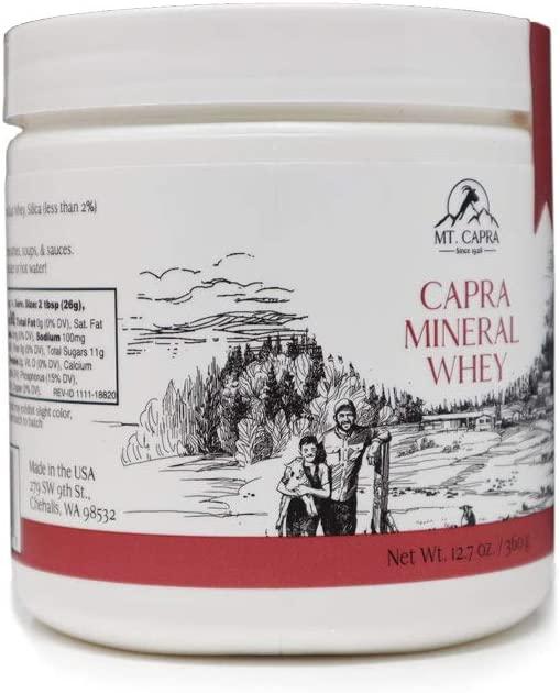 Mt. Capra Capra Mineral Whey 12.7 oz - Nutrient-Rich Protein Supplement ...