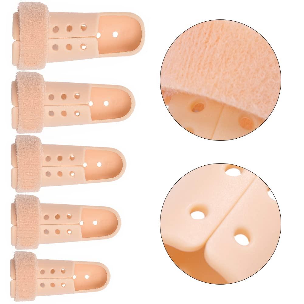 YANWANDEFA 5 Pcs Plastic Finger Support Protector Set - Adjustable ...