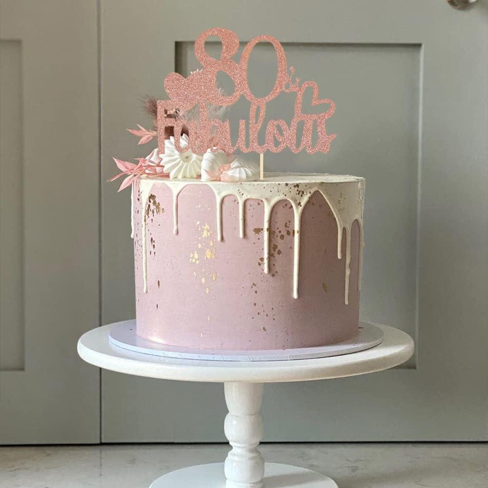 Fabulous Cake Topper Fabulous 80th Birthday Cake Topper Fabulous ...